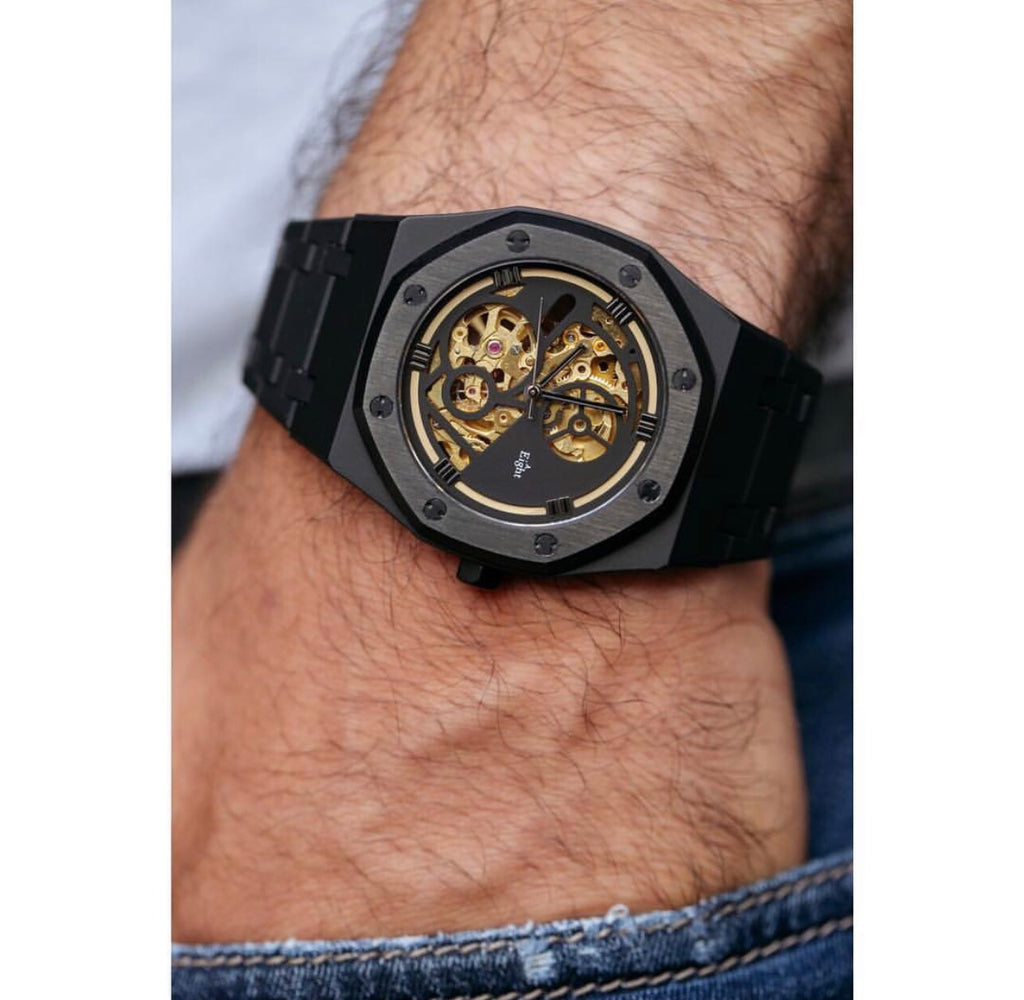Gold Skeleton Eight Watch – eightwatch